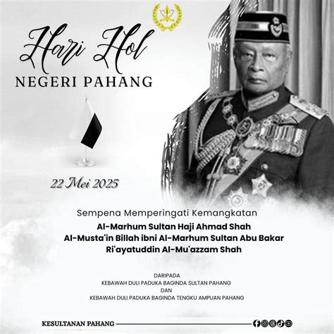 Hari Hol Negeri Pahang 2025
