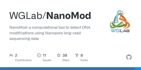 Github Wglabnanomod Nanomod A Computational Tool To Detect Dna