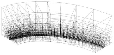 Finite Element Models A A Quarter Of The Cylinder And B Fe Mesh Download Scientific