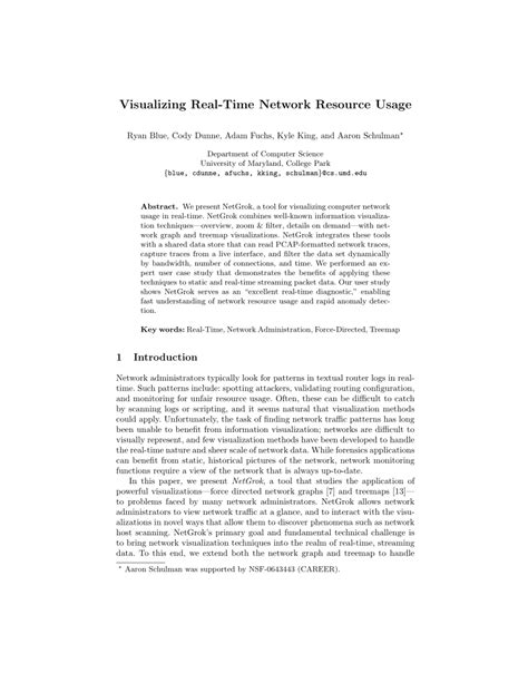 pdf visualizing real time network resource usage