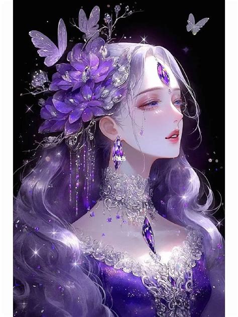 Ai插画关键词 十二月花拟人之兰花