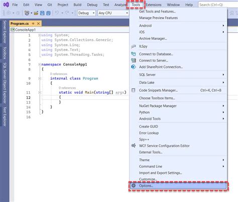 How To Change Visual Studio Theme Screenshots Guide Dark Vs Blue Theme