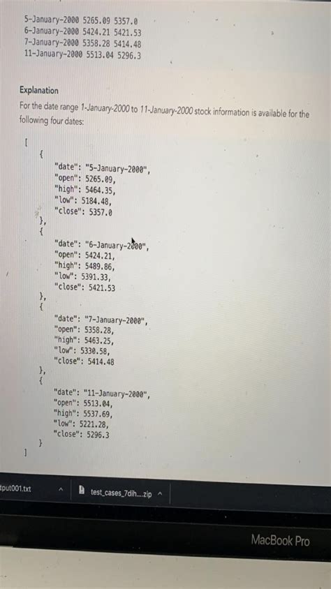 Stock Open Close Price Hackerrank Tough Problem