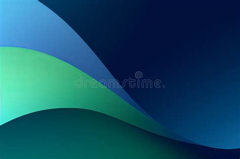 Flowing Waves Of Color Create A Tranquil Atmosphere In Abstract Design Generative Ai Stock