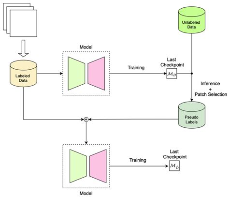 Pseudo Labeling Workflow A Set Of Labeled Patches Are Used To Train A
