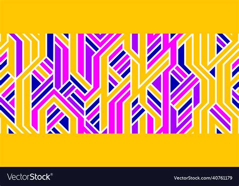 Tech Style Seamless Linear Pattern Circuit Board Vector Image