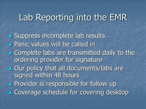 PPT Developing Bidirectional Lab Interface Within The EMR PowerPoint Presentation ID 1265373