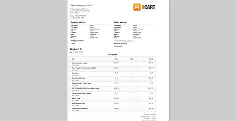 PDF Invoice