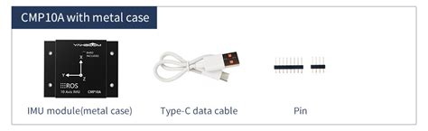 Yahboom Imu 10 Axis Inertial Navigation Arhs Sensor Module