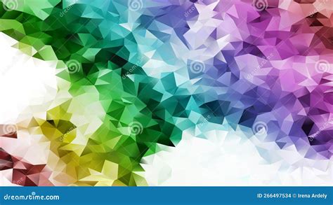 Vector Abstract Irregular Polygon Background Triangle Low Poly Pattern Pastel Full Spectrum