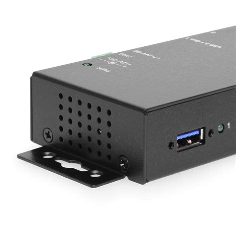 7 Port USB 3 2 Gen 1 Metal Hub W 15KV ESD Surge Protection Port Status LEDs Coolgear