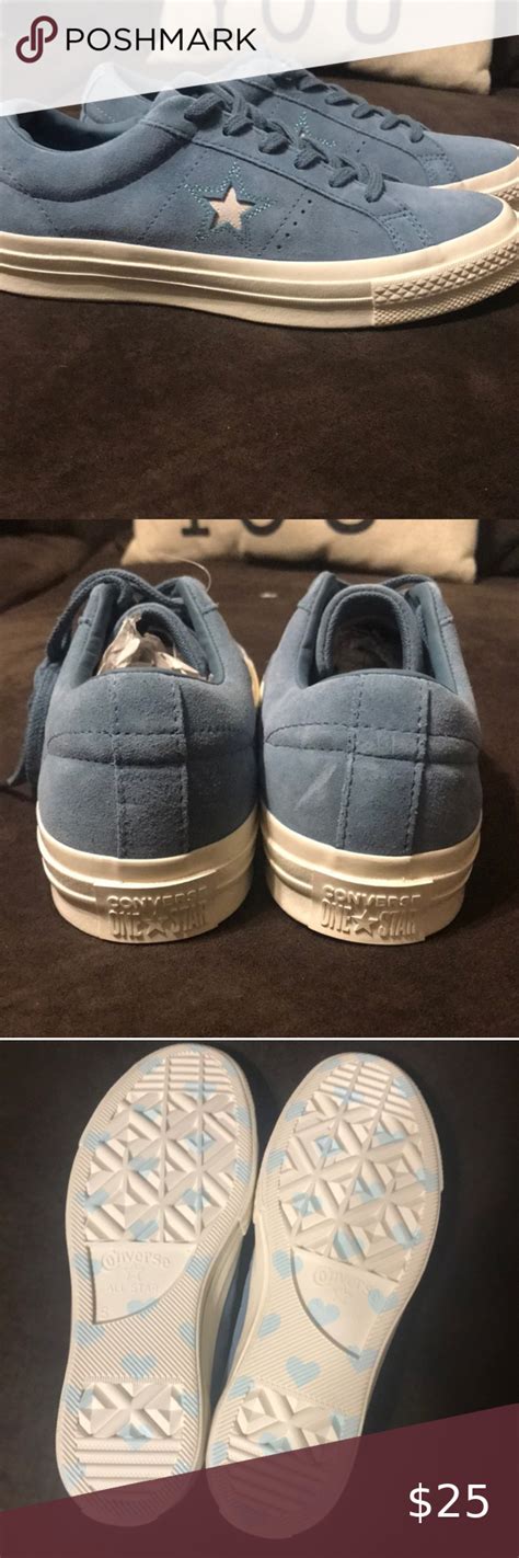 Brand New Grayish Blue Converse Size Womens 5 Blue Converse