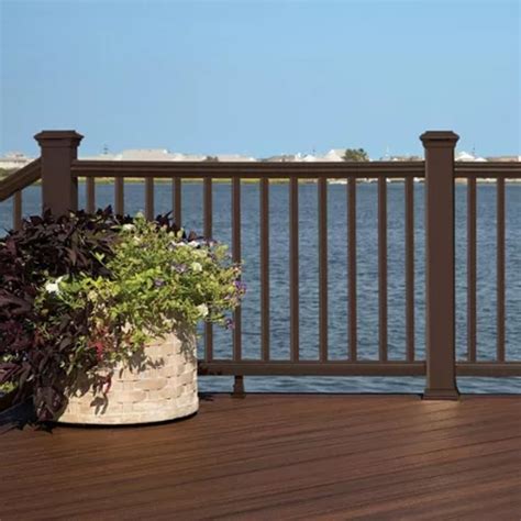 Trex Transcend 8 Ft X 42 In Vintage Lantern Composite Deck Rail Kit