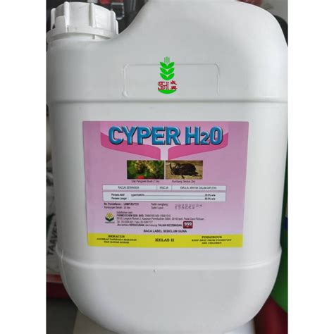 20l Cyper H20 Sama Dengan Cyperlex Cypermethrin 20 Racun Serangga