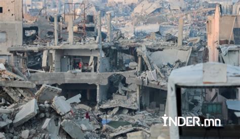 Израилийн арми Газын зурваст өргөн хүрээний агаарын довтолгоон эхлүүллээ