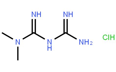 1115 70 4盐酸二甲双胍cas号1115 70 4盐酸二甲双胍中英文名分子式结构式 960化工网