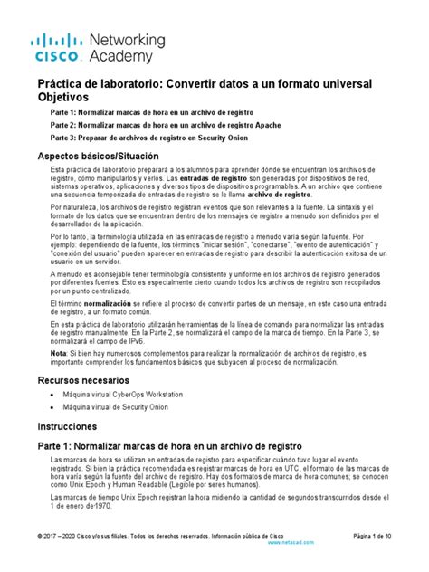 2715 Lab Convert Data Into A Universal Format Pdf Protocolo De