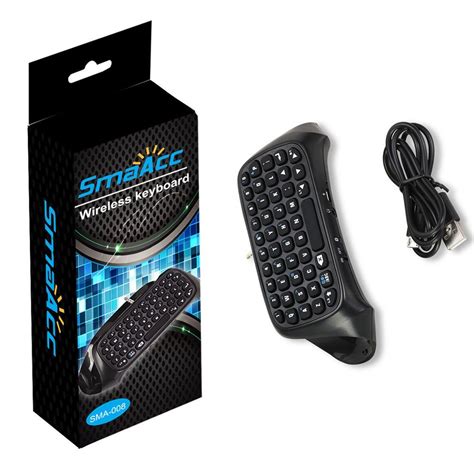 SmaAcc Wireless Mini Bluetooth Keyboard For DualShock Best KeyPad Adapter For DualShock