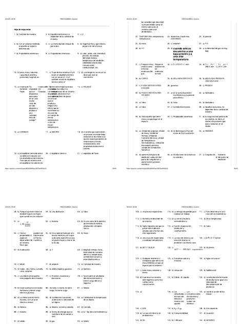 Fisicoquimica Quizizz Descargar Gratis Pdf Importar Temperatura