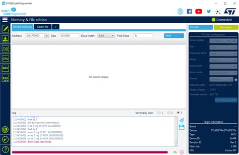 Solved Generating External Loader Stldr For Specific H Stmicroelectronics Community