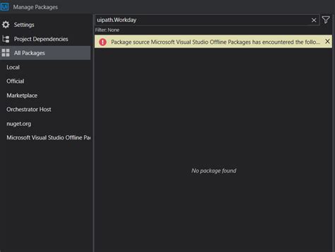 Cannot Find Uipathworkdayactivities Package Activities Uipath Community Forum