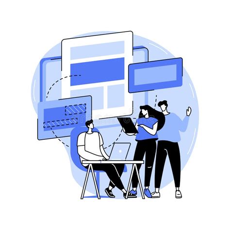 Software Development Isolated Cartoon Vector Illustrations Stock