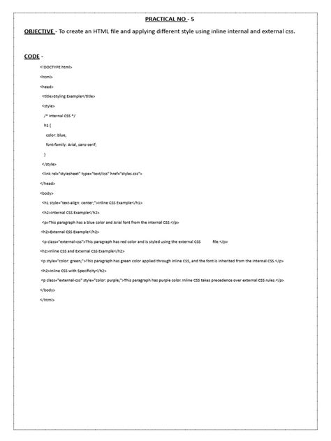 Html Project Code Pdf