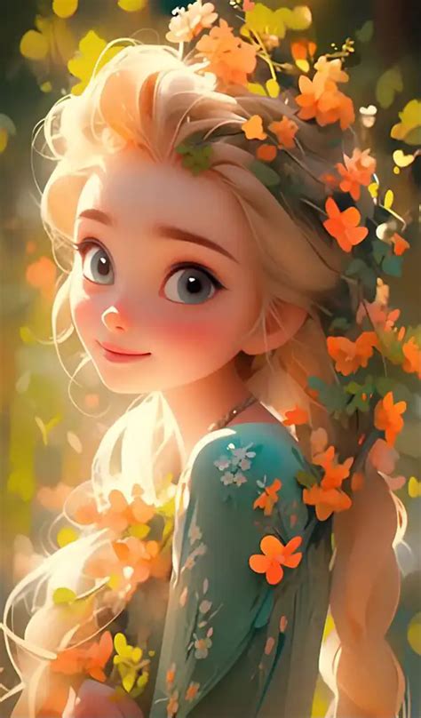 عکس دختر کارتونی زیبا و فانتزی برای پروفایل اینستا و تلگرام