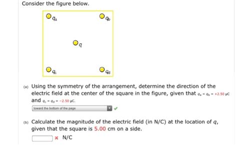 Solved Consider The Figure Below Using The Symmetry Of The