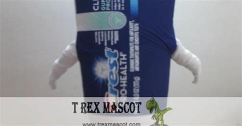Adult Toothpaste Mascot Costume