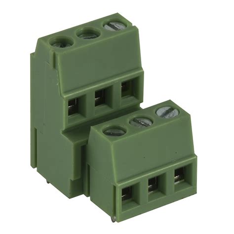 Pcb Screw Terminal Block Double Row Connector 5 0 5 08mm China Screw Terminal Block And Double