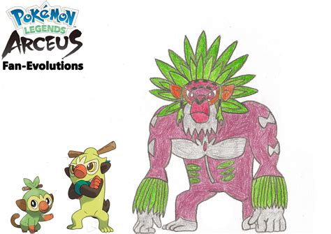 Pokemon Legends Fan Evolutions Thwackey By Arcgaming91 On Deviantart