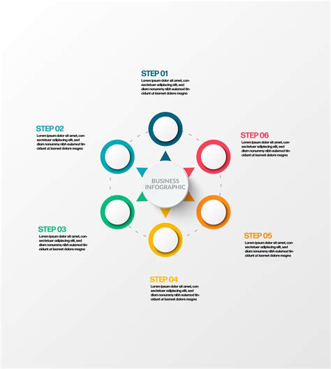 Vector Circle Infographic Cycle Diagram Graph Presentation Chart Business Infographics