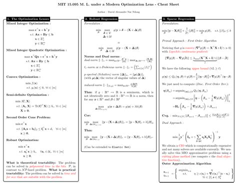 Pdf Mit 15 095 M L Under A Modern Optimization Lens Personal