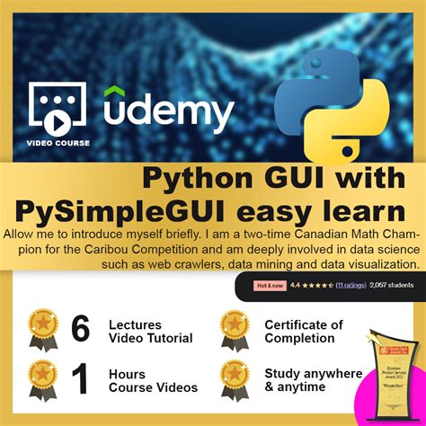 Video Course Python Gui With Pysimplegui Shopee Malaysia