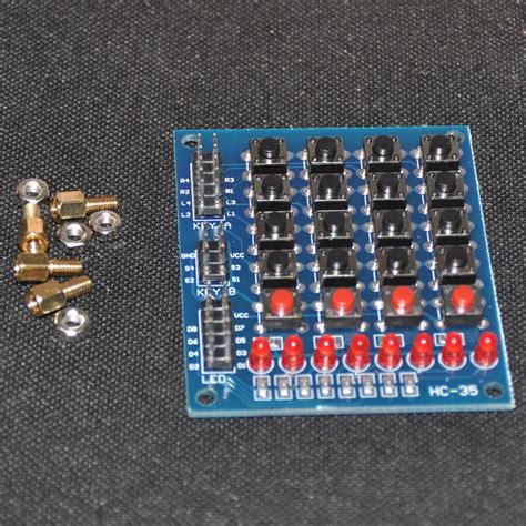 4X4 Matrix Keyboard For Arduino Array Module 16 Key Push Buttons