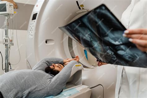 Premium Photo Ct Scan Of Abdomen Of Man In Medical Clinic Man Is