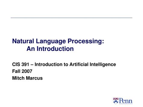 Ppt Natural Language Processing An Introduction Powerpoint Presentation Id 4225172