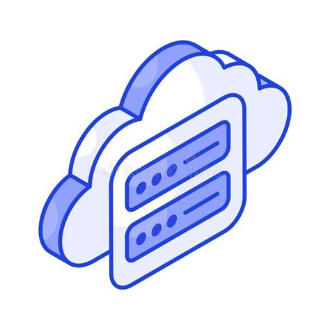 Cloud Server Data Storage Premium Vector Of Online Data Storage Stock Vector Illustration Of