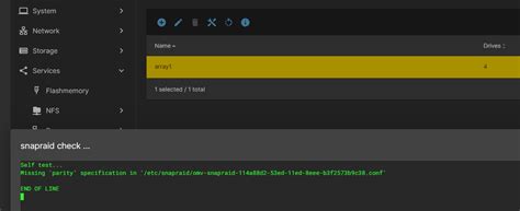 Snapraid Sudden Error Plugins Openmediavault