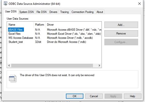 Sql Server Fewer Options In System Dsn Than Generally Have Stack Overflow