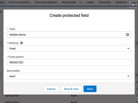 Managing Protected Fields Incountry Docs