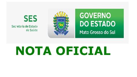 Nota De Esclarecimento Secretaria De Estado De Saúde Notíciascg