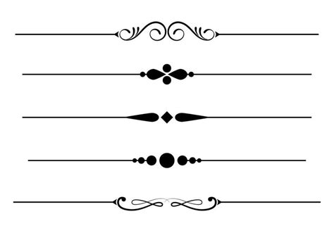 Decorative Lines Vector Art Icons And Graphics For Free Download
