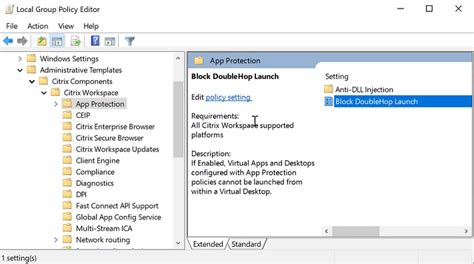 Block Doublehop Launch Citrix Workspace App