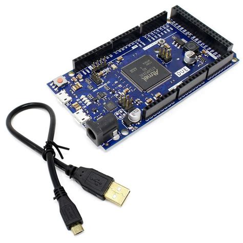 Due At91sam3x8e Arm Cortex M3 Board With Micro Usb Cable Compatible With Arduino