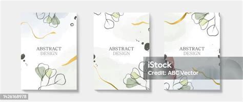 추상 럭셔리 자연 수채화 배경으로 결혼식 또는 초대장 카드 및 커버 디자인 꽃 나뭇잎 및 황금 선 요소 벡터 일러스트레이션이있는 작고 우아한 템플릿 0명에 대한 스톡 벡터