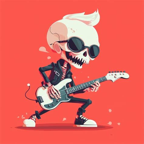 Illustration Of A Skeleton Premium Ai Generated Image