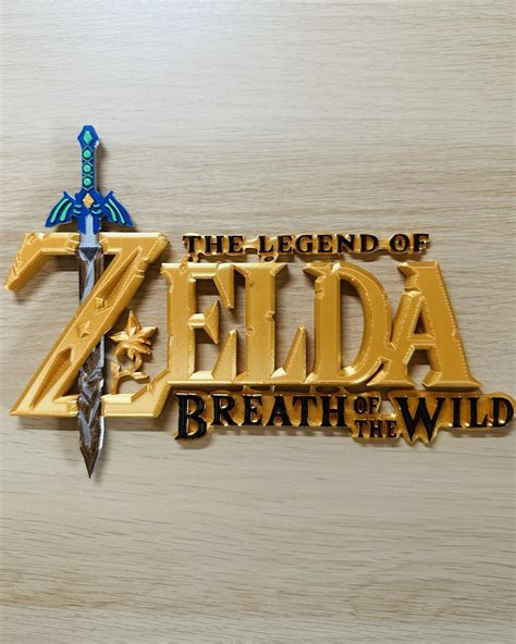 Archivo Stl Logotipo De Zelda Breath Of The Wild・diseño De Impresora