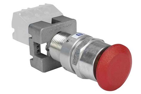 Larson Electronics Replacement Mushroom Button Switch Assembly For Eps Pb10 Explosion Proof